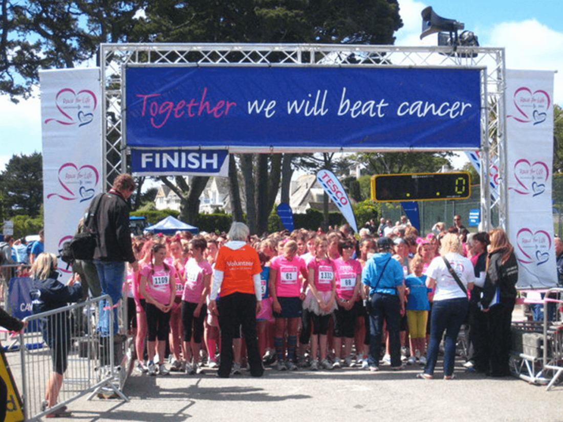 V-Tech Sponsor Race for Life Runner